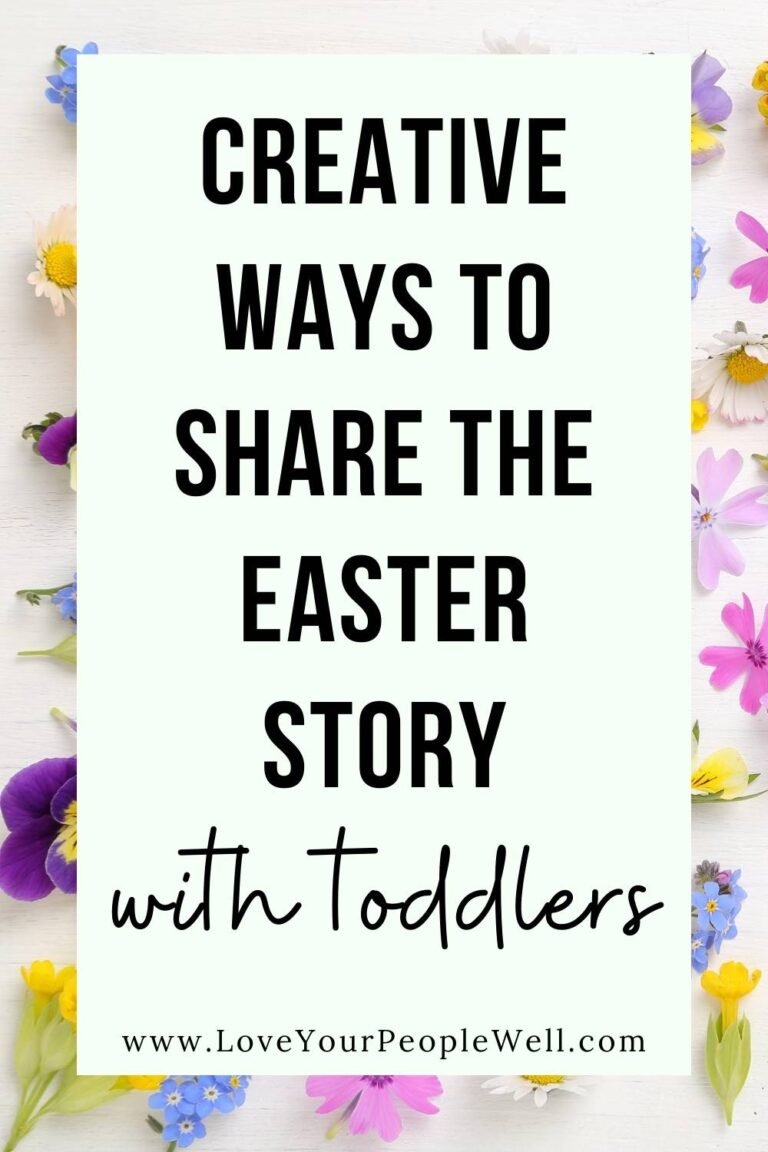 Creative Ways To Share The Easter Story With Your Preschoolers
