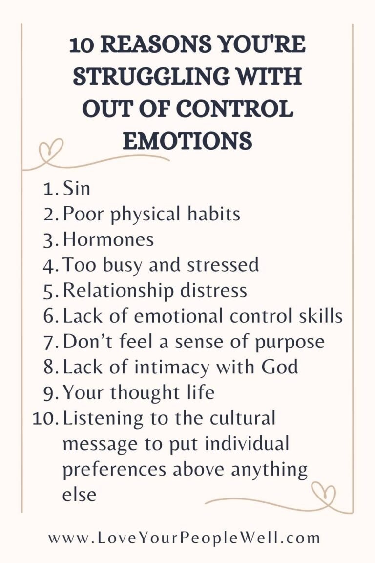 10 Reasons Why Moms Struggle With Out Of Control Emotions